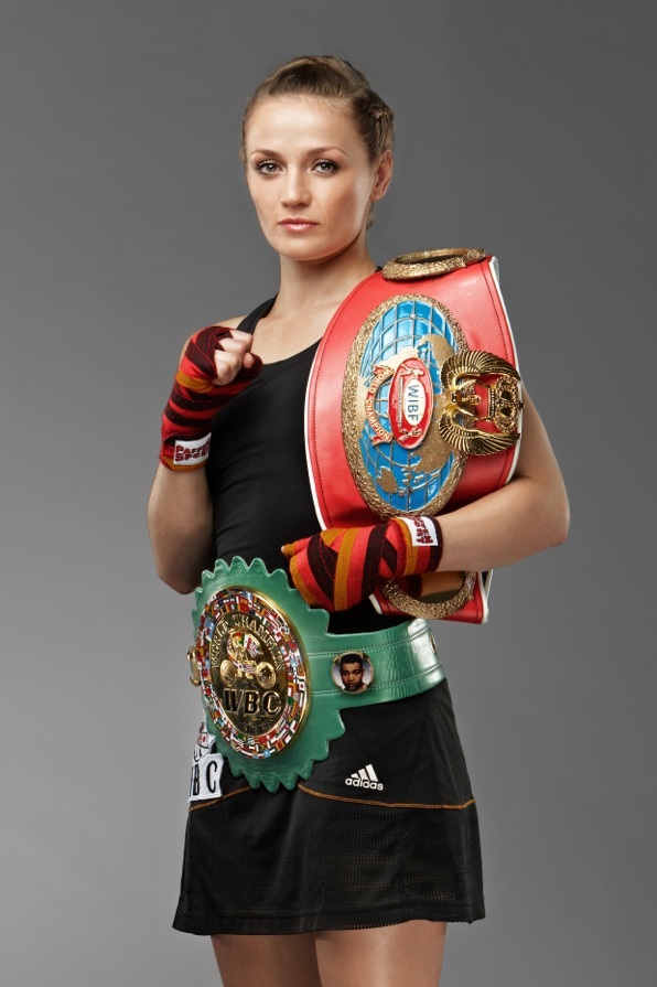 Boxtraining mit Ina Menzer für alle ein Riesenspaß